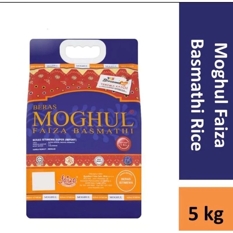 Beras Basmati Moghul Faizah 5kg | Shopee Malaysia