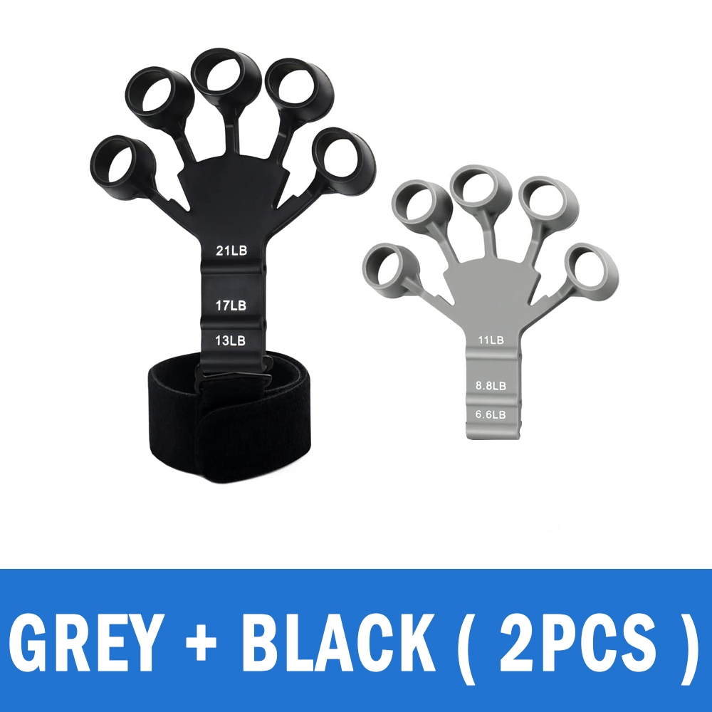 ALX 6 Resistant Level Finger Grip Extension Guitar Finger Trainer ...