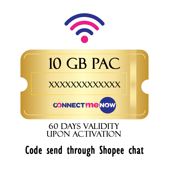 CONNECTme Now 10gb PAC (Not for Offshore) | Shopee Malaysia