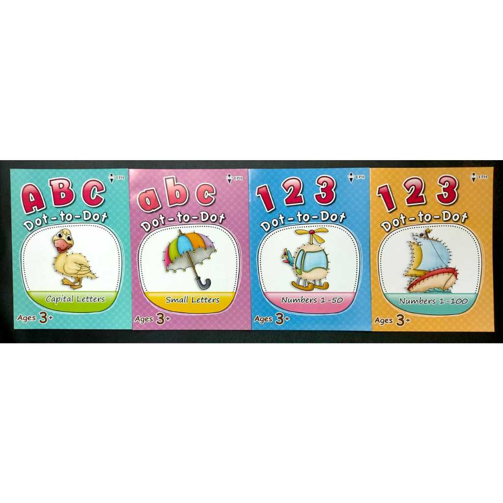 (EPH)2024 NURSERY DOT-TO-DOT ABC & 123 AGES:3++ | Shopee Malaysia