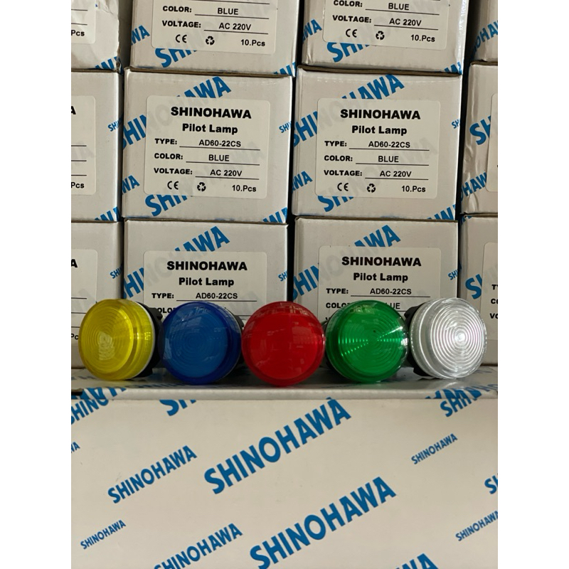 SHINOHAWA 22MM AC/DC PILOT LAMP (12vdc/24vdc/30vdc/110vac/220vac/415vac ...