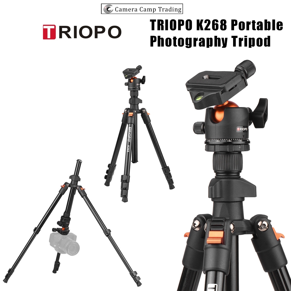 Triopo K268 Portable Aluminum Tripod for Photography | Shopee Malaysia