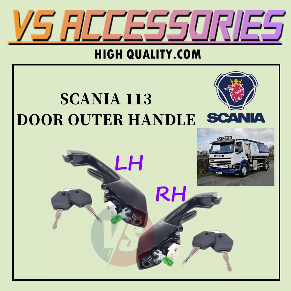 SCANIA 113 DOOR OUTER HANDLE W/KEY LH/RH | Shopee Malaysia