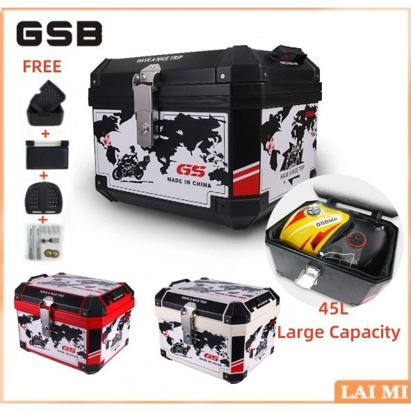 Box Trax 45L Motosikal Coocase Box Motorcycle Box Top Box Motorcycle Box LC135 Y15 Waterproof ...