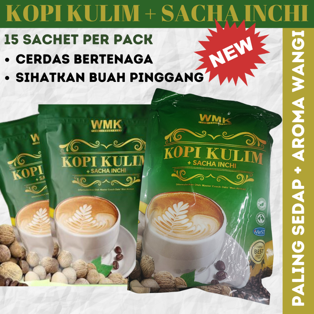 WMK Kopi Buah Kulim + Sacha Inchi Ashwaganda Coffee Kopi Kulim ...