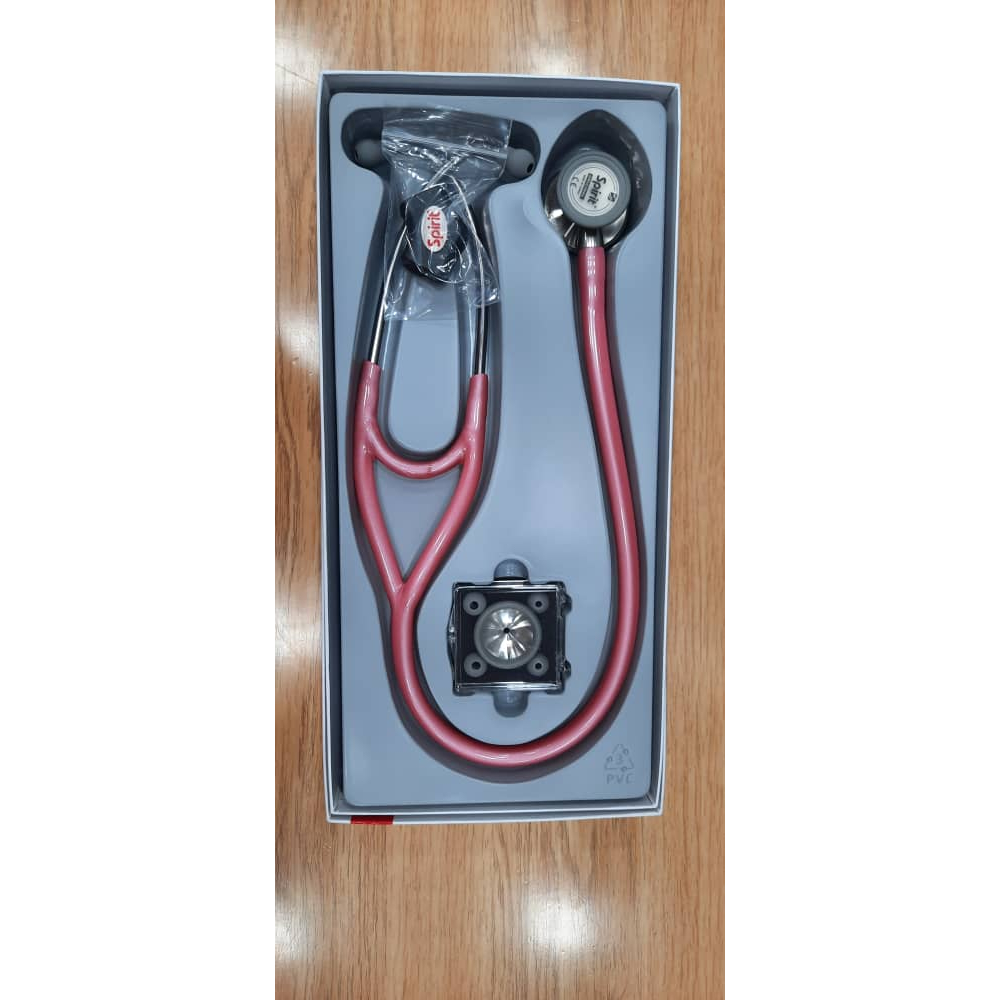 SPIRIT Triplexcon Deluxe Cardiology Stethoscope - Pink CK-SS747PF | Shopee Malaysia