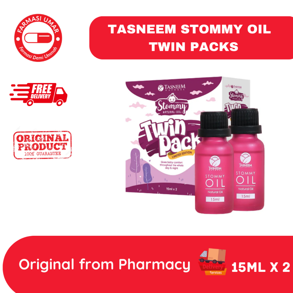 MINYAK BABY STOMMY OIL BY TASNEEM (TWINPACK) | Shopee Malaysia
