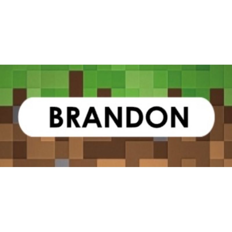 Minecraft Custom Label / Name Sticker (90pcs) | Shopee Malaysia