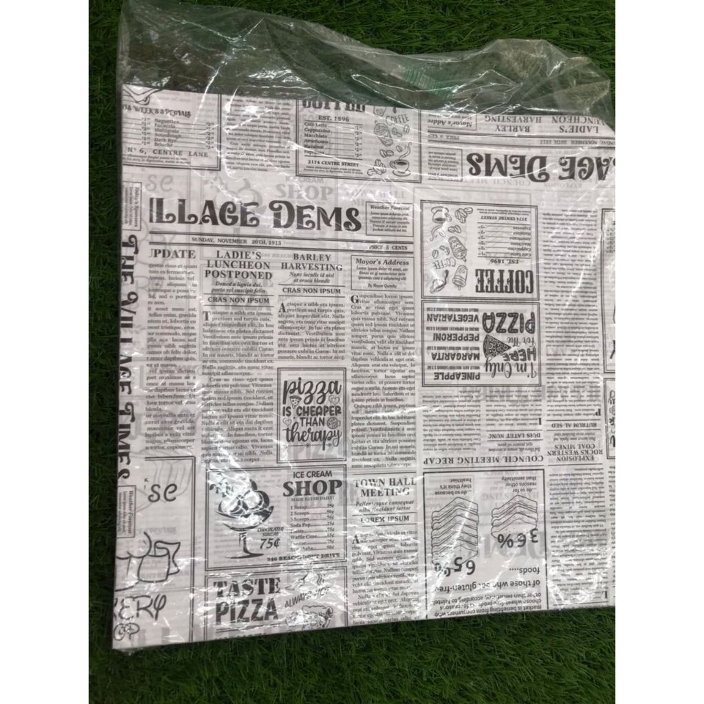 Cap Sampan Burger Wrapping Paper 100pcs | Shopee Malaysia