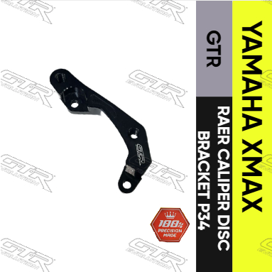 《Bracket》Yamaha Xmax 250 / 300 P34 Rear Caliper disc Bracket UP P34 ...