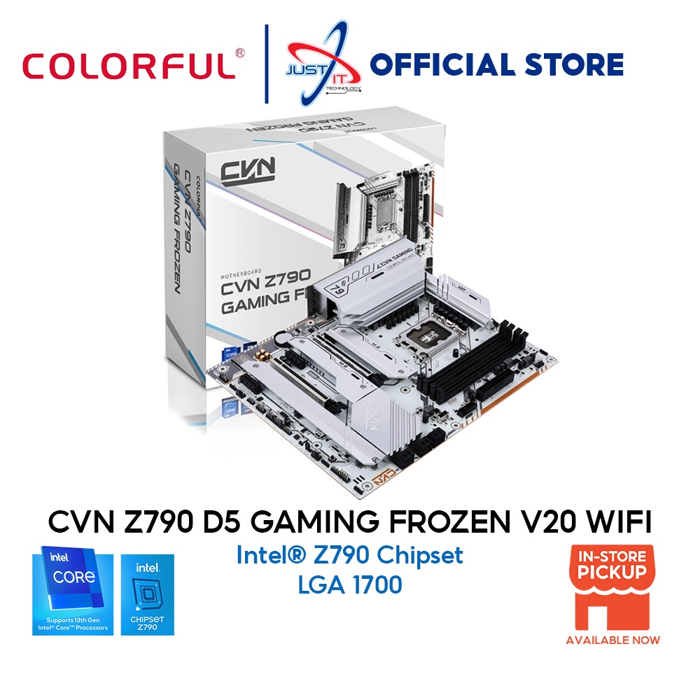 Colorful CVN Z790 D5 Gaming Frozen V20 LGA 1700 Motherboard | Shopee ...