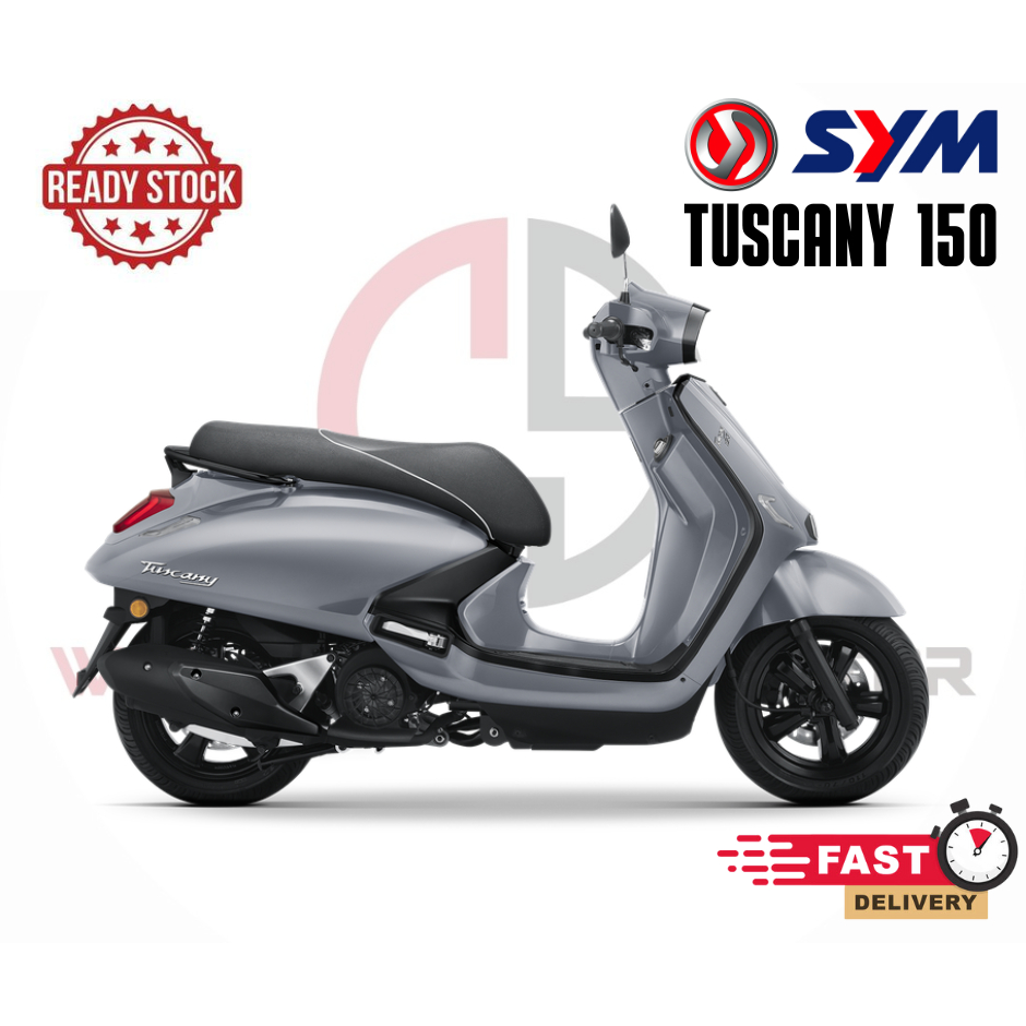 SYM TUSCANY 150 Scooter *𝐁𝐑𝐀𝐍𝐃 𝐍𝐄𝐖 𝐔𝐍𝐑𝐄𝐆𝐈𝐒𝐓𝐄𝐑* Price OTR + FREE ...