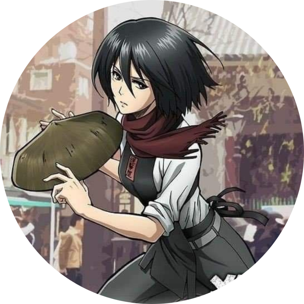 Attack On Titan Mikasa Ackerman Button Badge 58mm | Shopee Malaysia