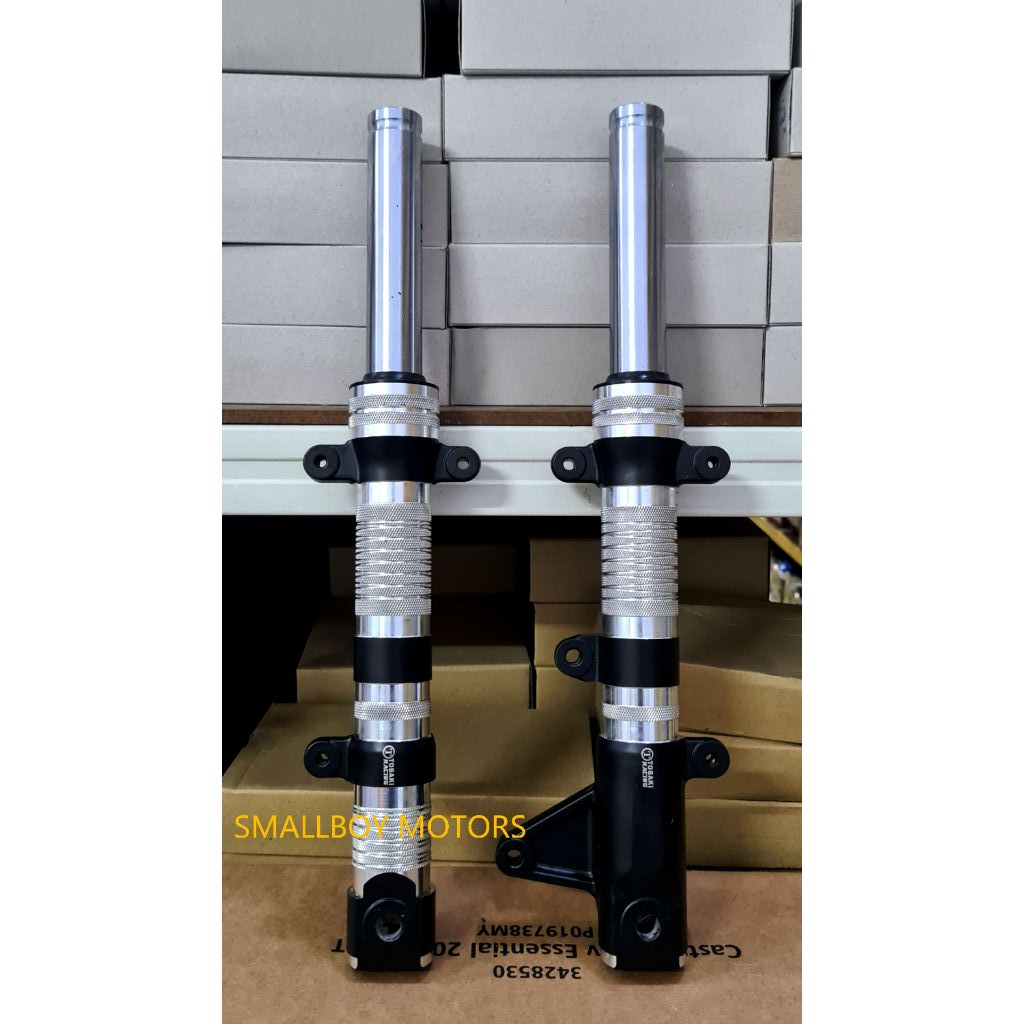 HONDA RS150 RS150R TOBAKI CNC FRONT SHOCK ABSORBER FORK DEPAN LR KIRI ...