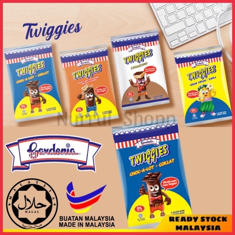 GARDENIA TWIGGIES BREAD Roti Jejari Span Coklat Krim Vanila Tiramisu ...
