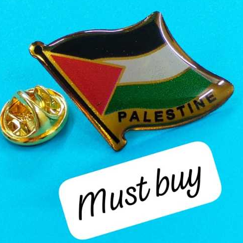 Palestine Flag pin , Collar pin of palestine , the flag pin of ...