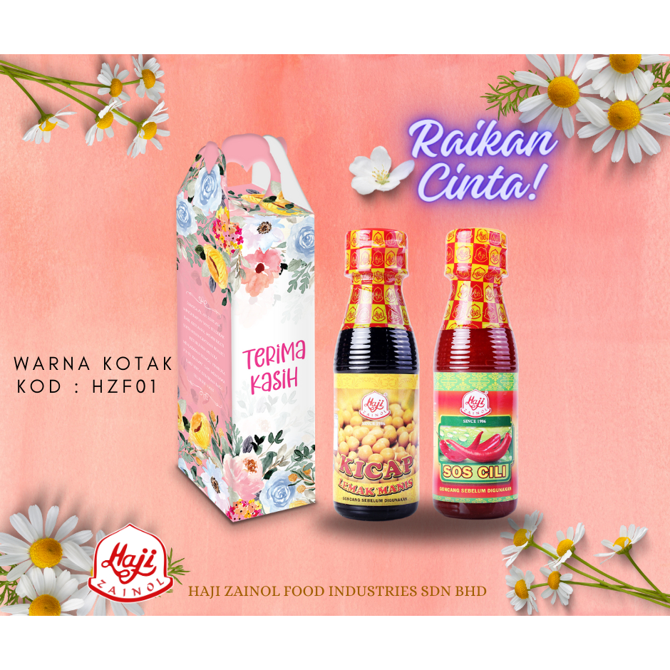Doorgift Kicap & SOS cili Haji Siap Gift Box (1 set = 50 unit) | Shopee ...