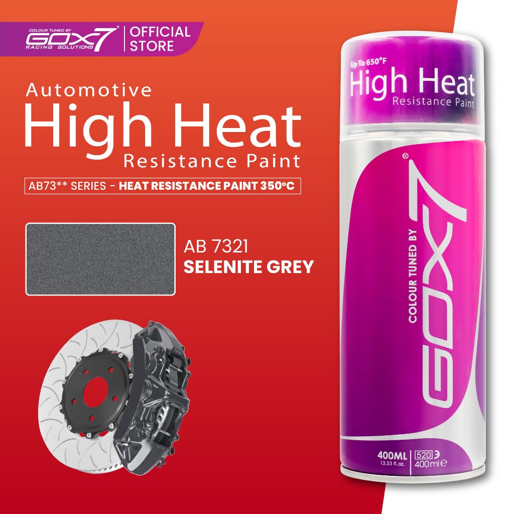Gox7 High Heat Resistance Paint Series (350°C) AB7321 Selenite Grey ...