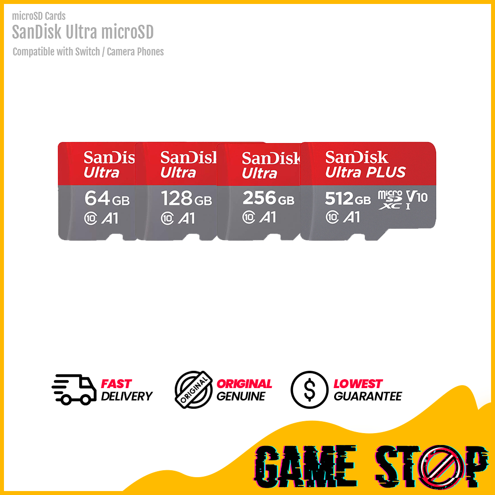 SanDisk Ultra A1 microSD Memory Card SD Card 120MB/S Class 10 - (64GB ...