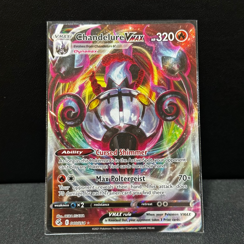 Pokemon Card Ptcg 040/264 Chandelure Vmax | Shopee Malaysia