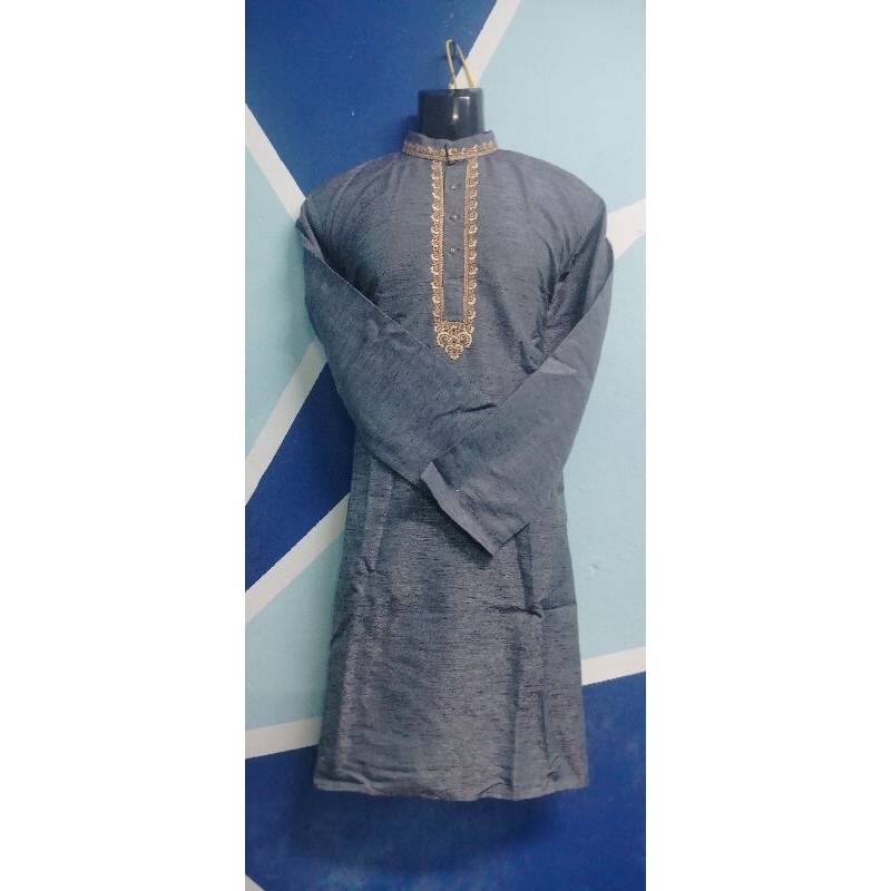 (2XL) men sherwani/jippa with dhoti/kurta bollywood preloved | Shopee ...