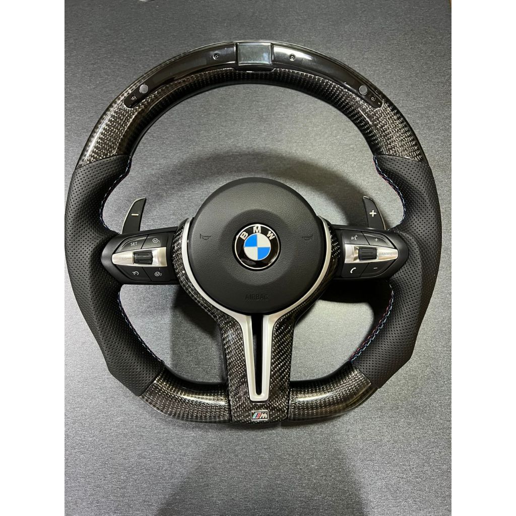 Bmw f10 f30 carbon fiber steering m sport bmw f30 steering LED steering ...