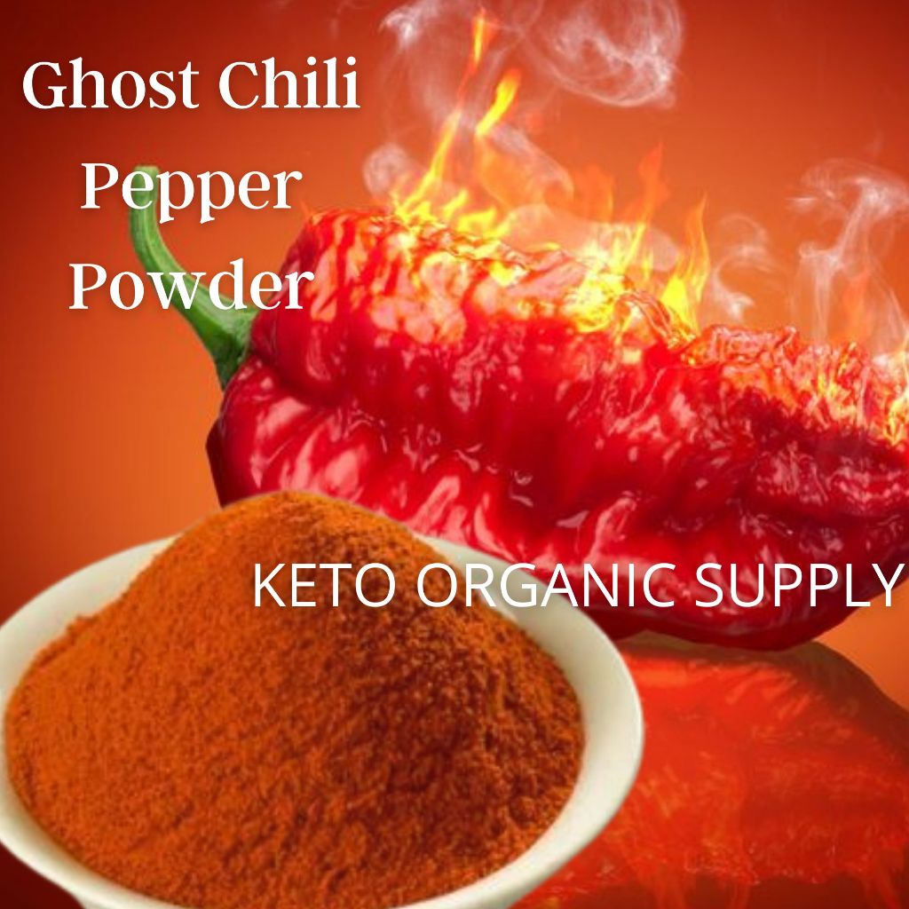 Ghost pepper powder 50g - 100g, ghost chili 魔鬼辣椒 | Shopee Malaysia