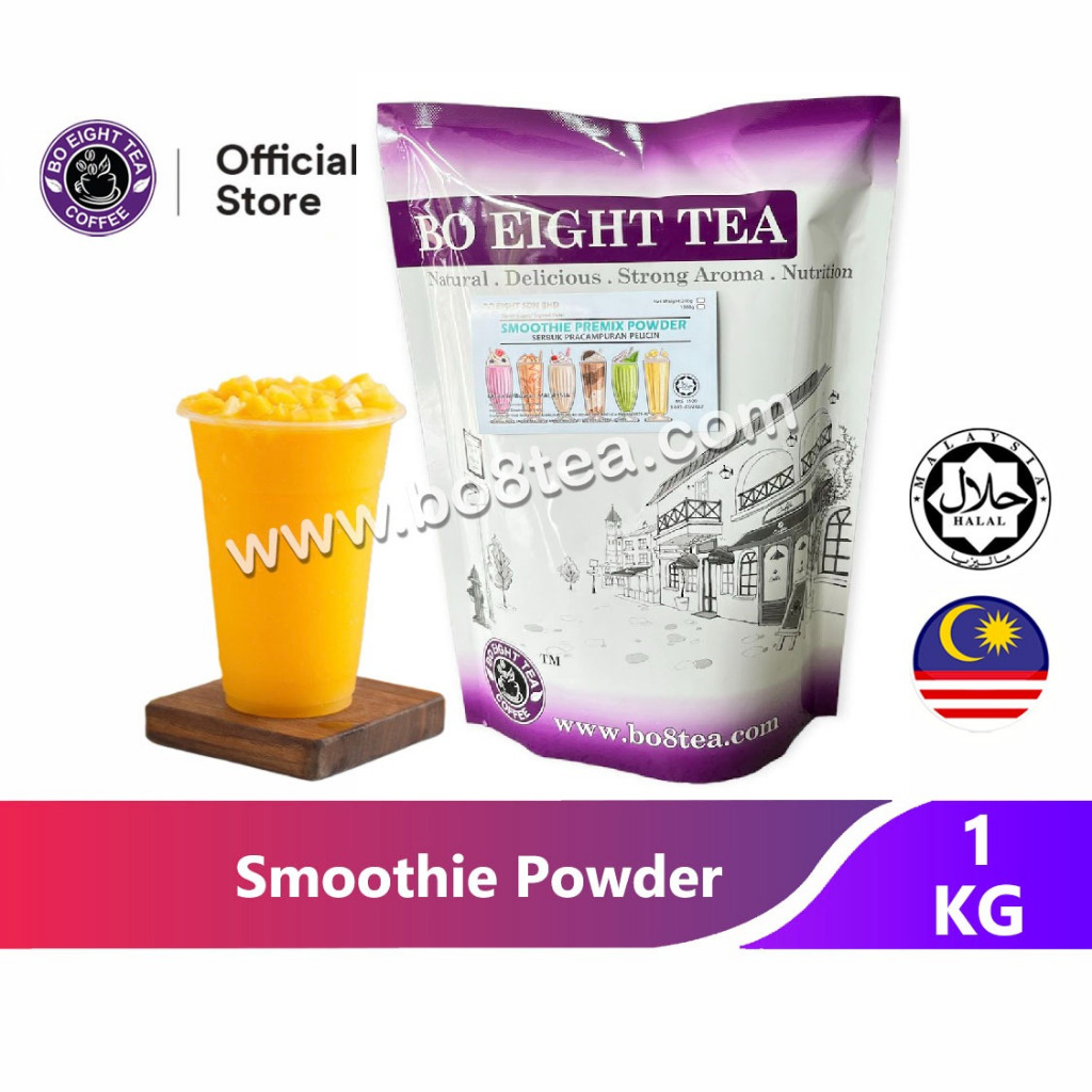 SMOOTHIE POWDER 1KG HALAL 博霸冰沙粉 ICE BLENDED POWDER/ FRAPPE SERBUK ...