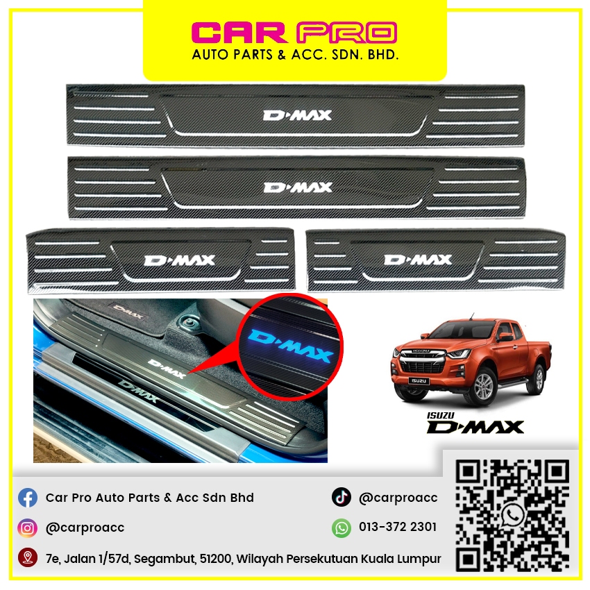 Isuzu Dmax D-Max 2021 - Present Inner Sill Panel with BLUE LED ...