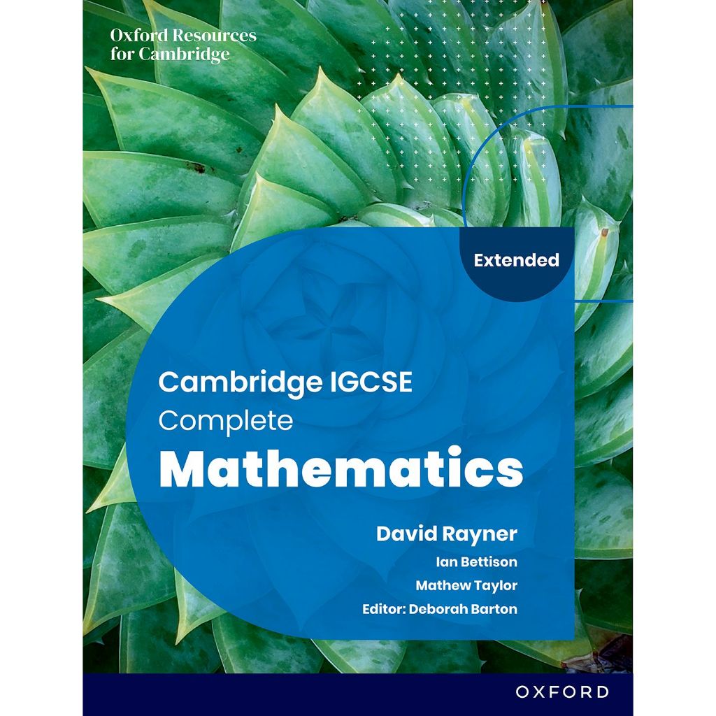 Cambridge IGCSE Complete Mathematics Extended: Student Book Sixth ...