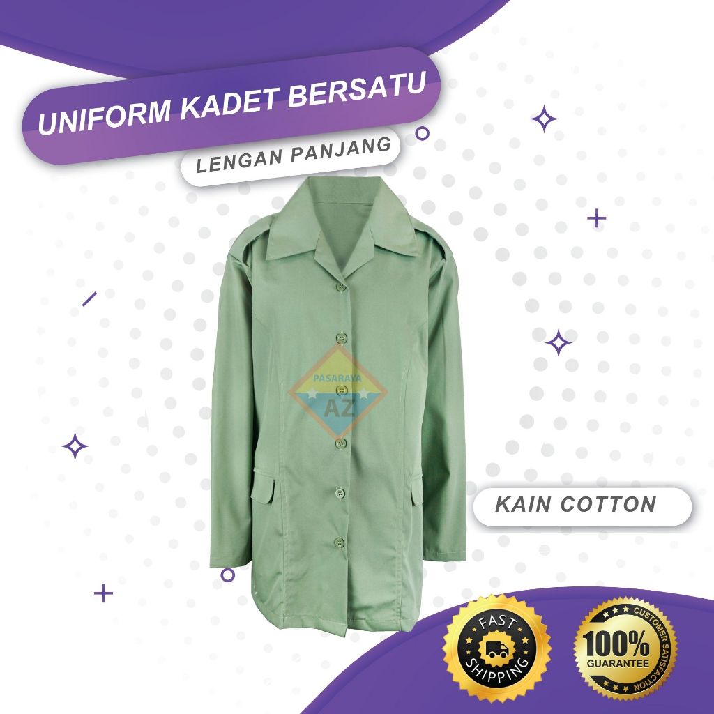 PKBM / UNIFORM KADET PKBM ( LENGAN PANJANG FULL SET ) K015LS | Shopee ...