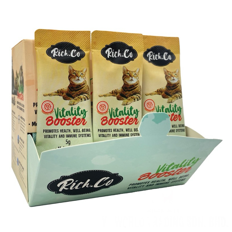 Rich.Co Cat Vitality Booster Multi Vitamin Sachet for Dogs & Cats ...