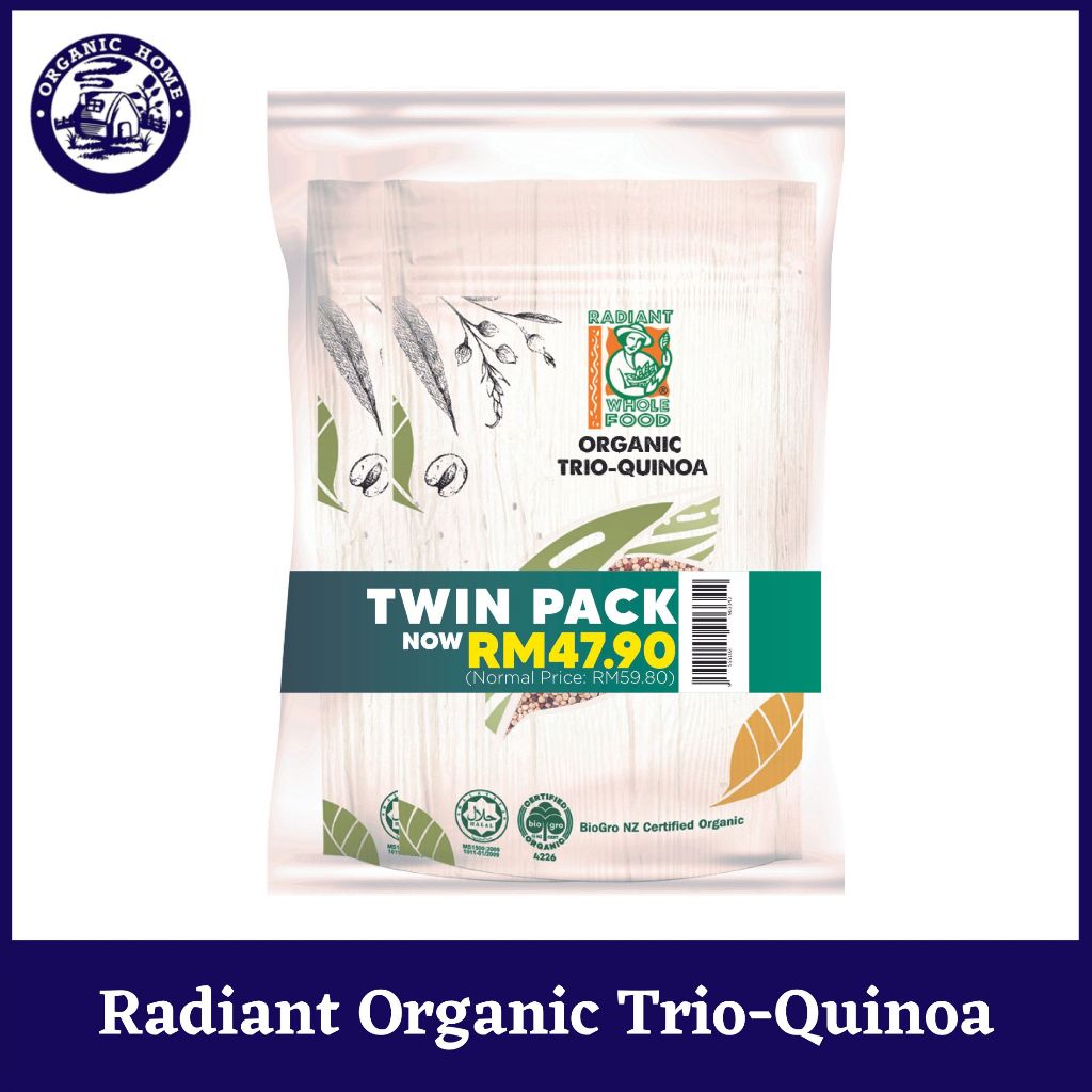 {TWIN PACK} Radiant Organic Trio Quinoa (500g) | Shopee Malaysia