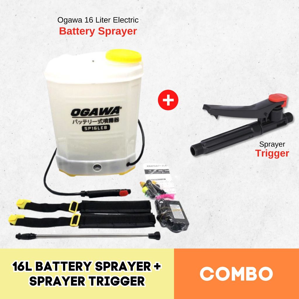 OGAWA SP16LE 16L Battery Sprayer Pam Racun ( RANDOM COLOUR ) | Shopee ...