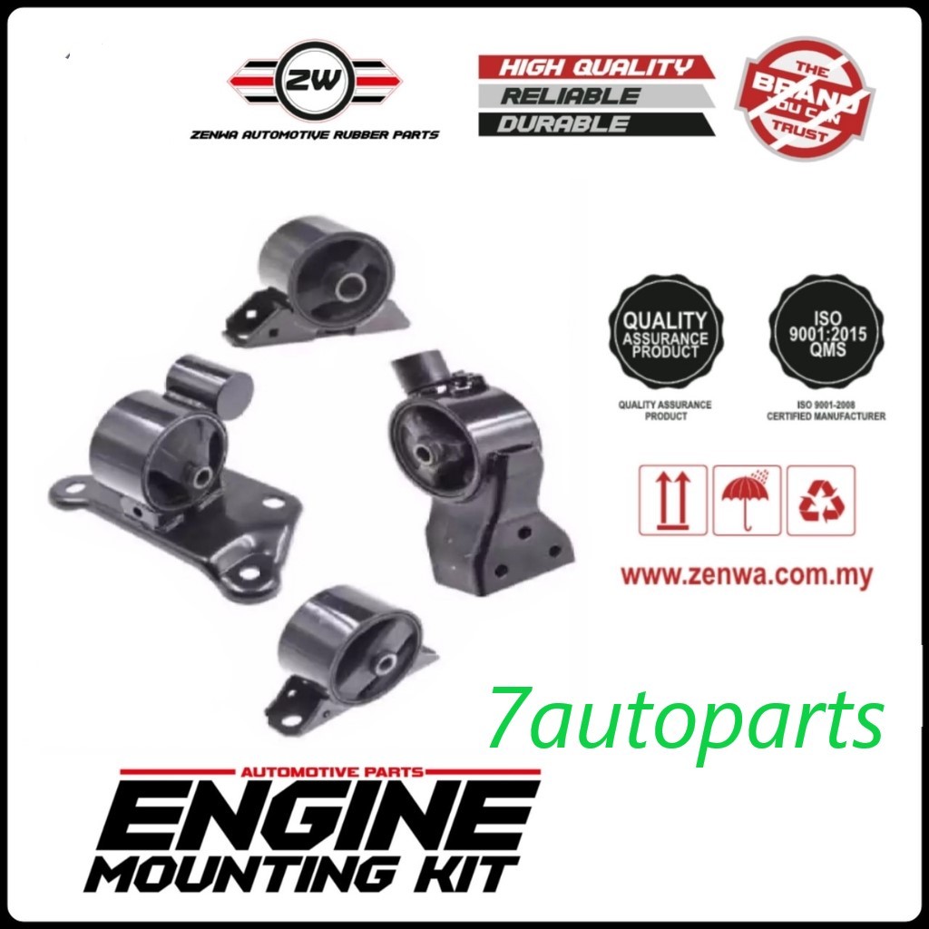 ZW/ZENWA Engine Mounting Kit For Proton GEN2 PERSONA (1YEAR WARRANTY ...