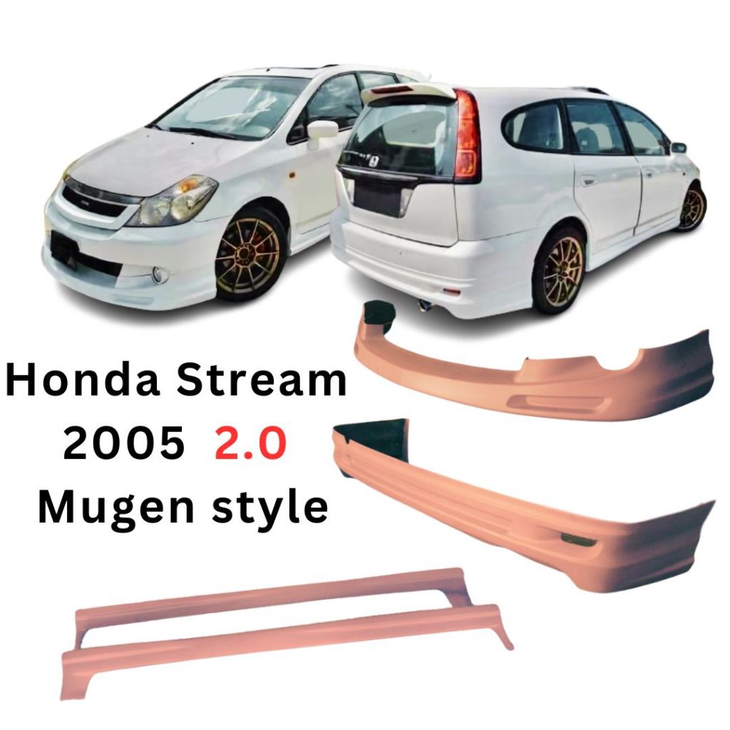 HONDA STREAM 2.0 2005 Mugen Style skirting | Shopee Malaysia