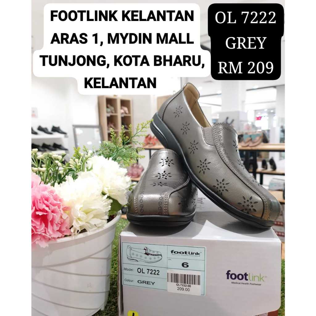 OL 7222 FOOTLINK MEDICAL SHOES / SHOE LADY / | Shopee Malaysia