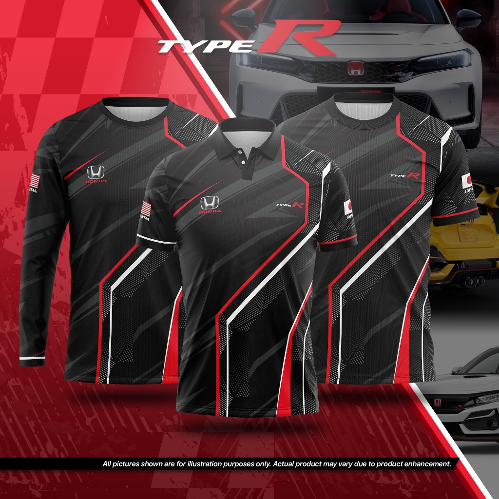 JERSEY HONDA NEW DESIGN 2023 JERSI HONDA VTEC | Shopee Malaysia