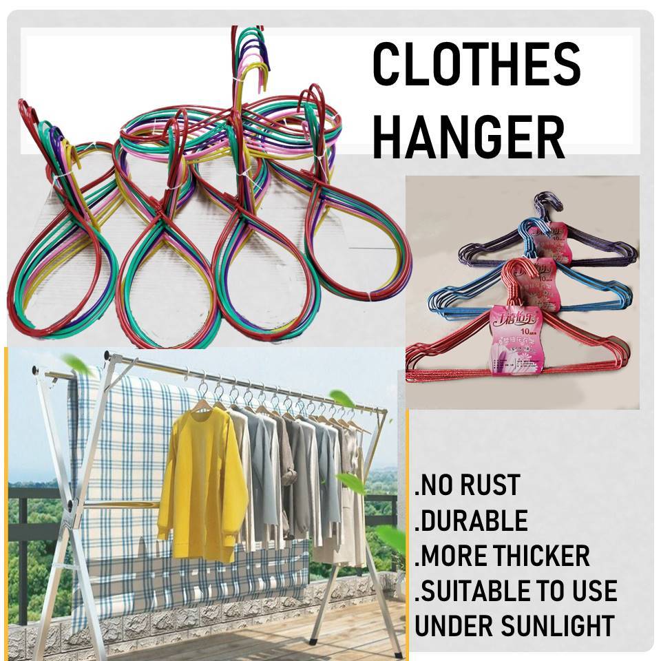 10PCS Outdoor 8 Shape Drying Clothers Clother Hanger Long Shape Outdoor ...