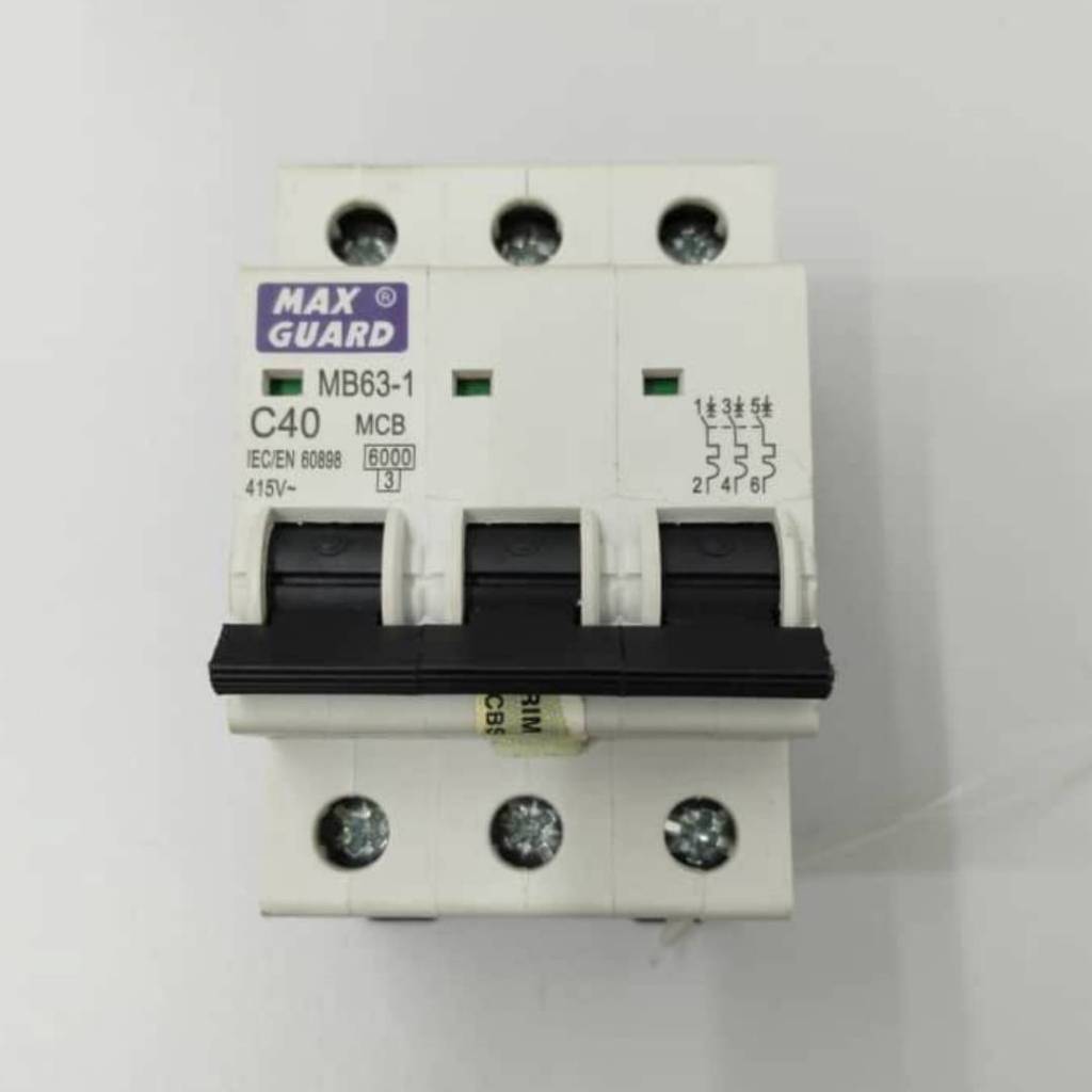 Maxguard 40A 3Pole MCB Main Switch (112820) | Shopee Malaysia