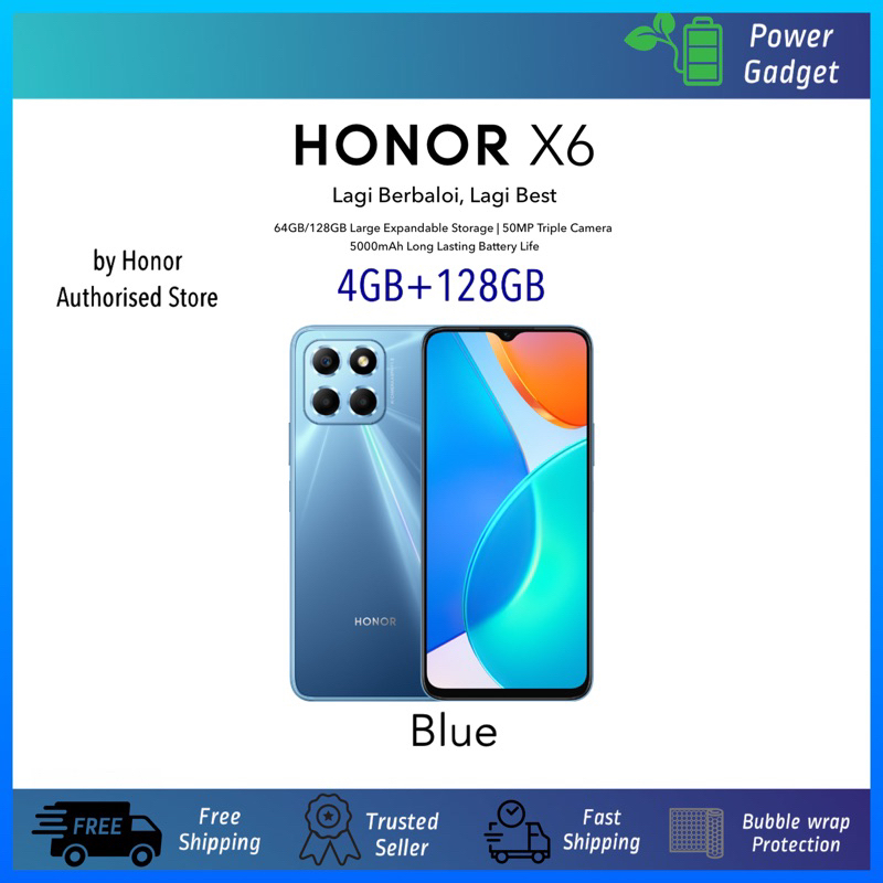 HONOR X6b 4G 12(6+6)GB +256GB | X5b Plus 8GB(4+4) RAM 128GB | 50MP A1 ...