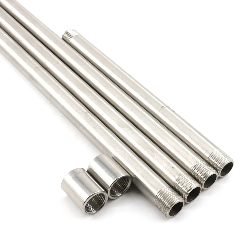 DN25 304 Stainless Steel Extension G1 Thread Pipe SS304 pipe fixing ...