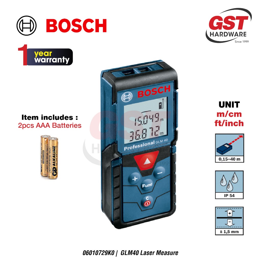 🔥 Bosch Laser Measurement Bosch Laser Range Finder Bosch GLM 40 Lazer ...
