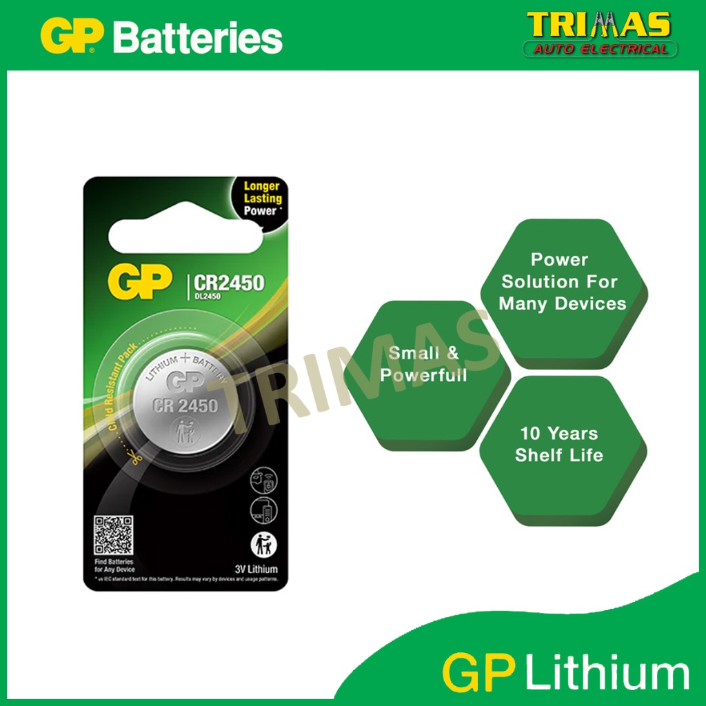 TRIMAS Original GP Lithium Coin Cell Battery CR2032 CR2025 CR2016 CR1220 CR1616 CR1632 CR2430 ...