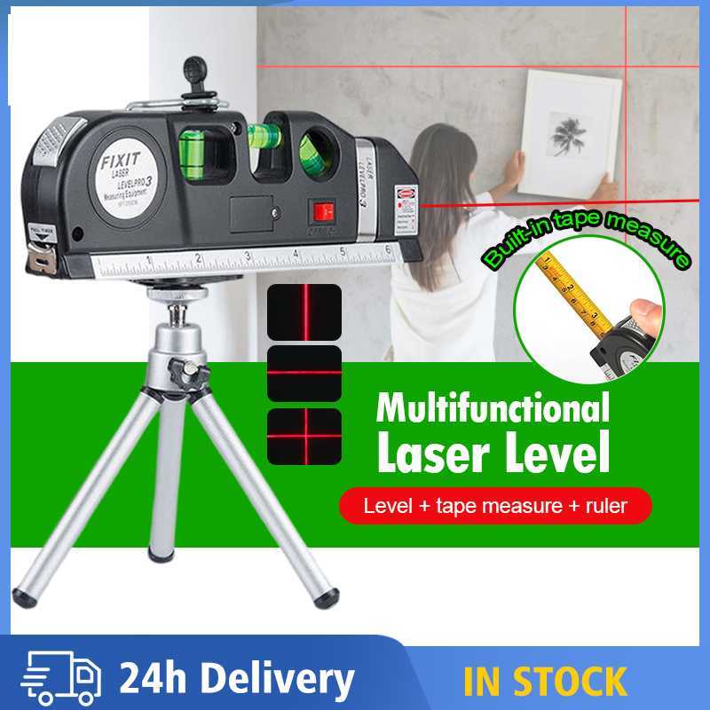 Multipurpose 4 in 1 Infrared Laser Level With Tripod Horizontal ...