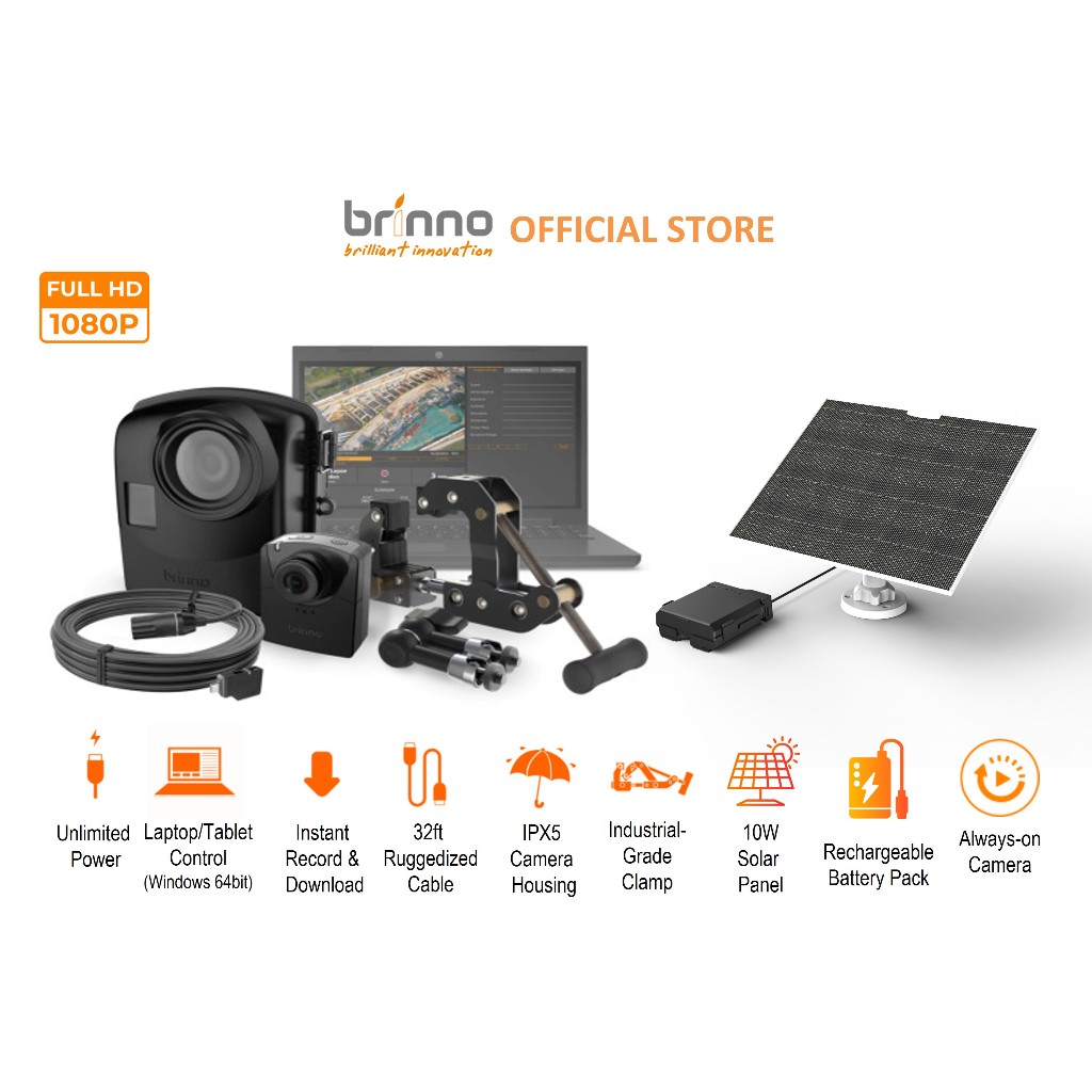 [2025 NEW ARRIVAL] Brinno BCC2000PLUS with Solar Power Kit (Unlimited ...