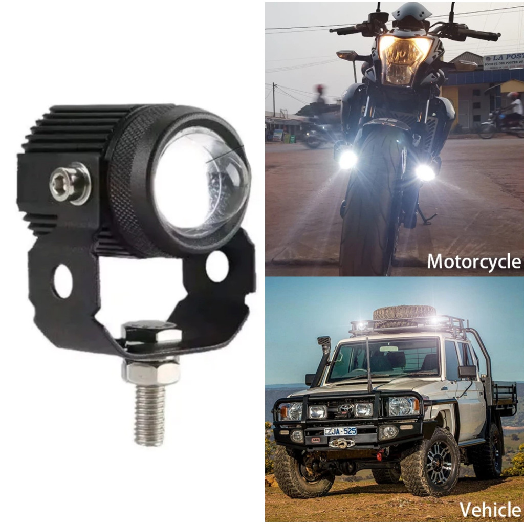 X1 LED LASER GUN SPOT LIGHT SPOT LAMP DUAL COLOUR MINI HEADLIGHT ...
