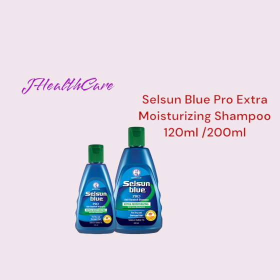 Selsun Blue Pro Extra Moisturizing Shampoo120ml 200ml Anti Dandruff ...