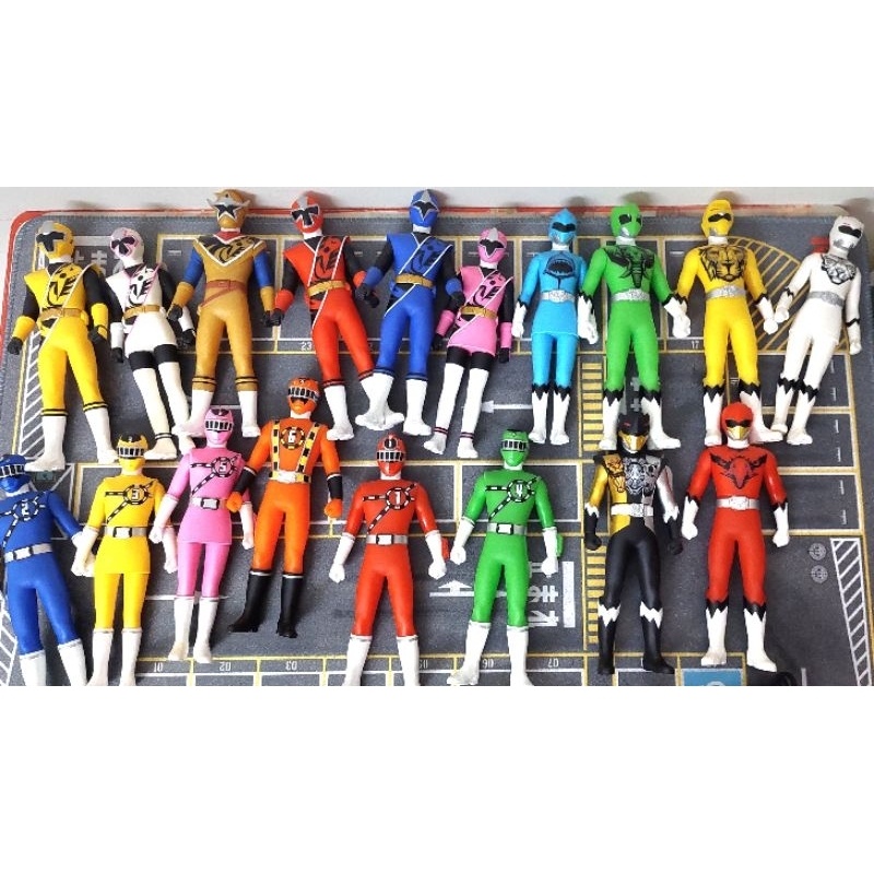 6.5" inch Super Sentai Hero Softvinyl Sofubi Series Power Rangers ...