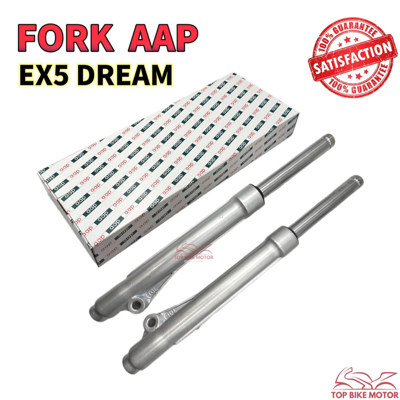 FRONT FORK AAP EX5 DREAM FRONT FORK SET DEPAN ABSORBER DAMPER ASSY ...